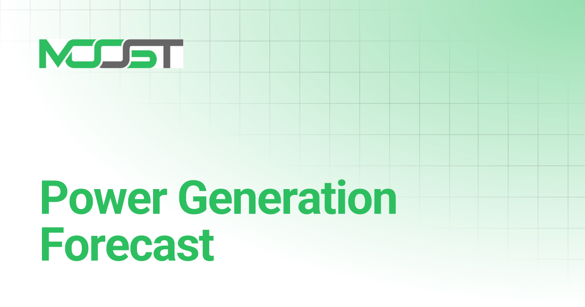 Power Generation Forecast Recommender Platform