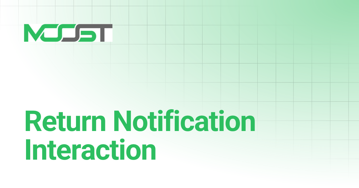 Return Notification Interaction | Recommender Platform