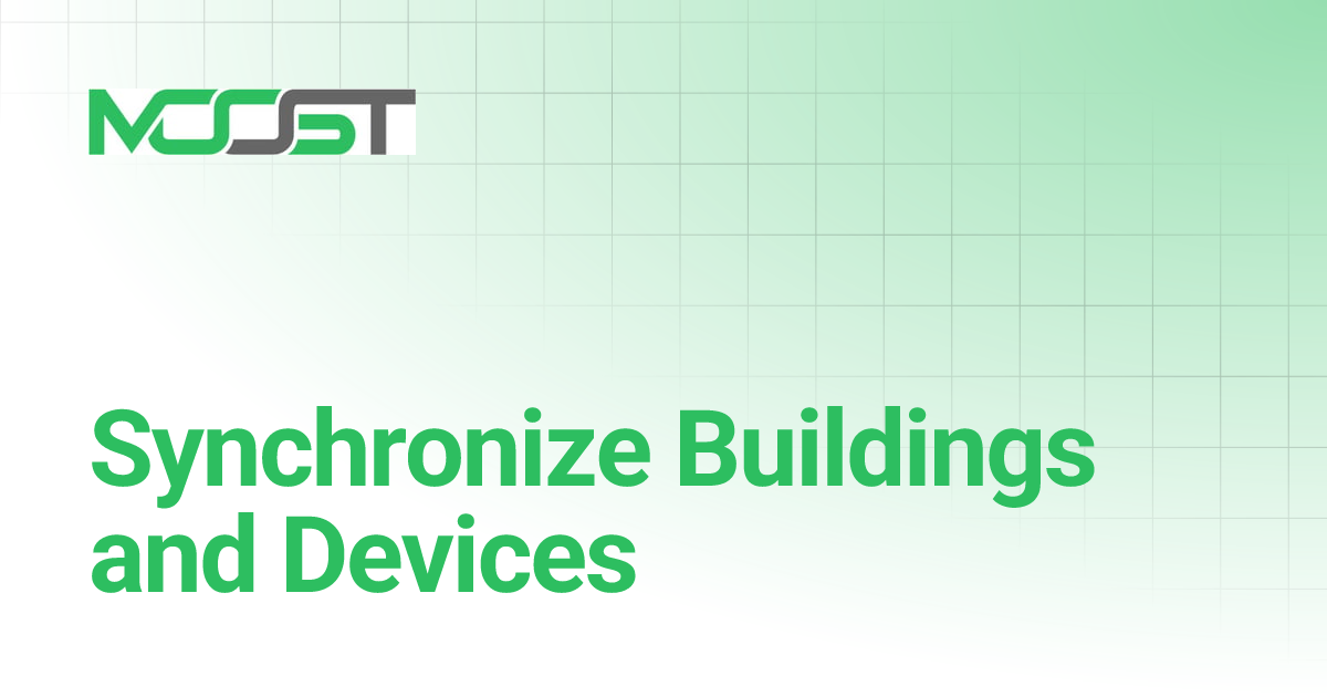 Synchronize Buildings and Devices | Recommender Platform